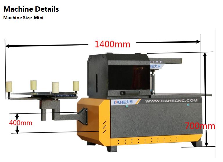 China HS 3100 Mini Channel Letter Bending Machine Letter bender signage ...