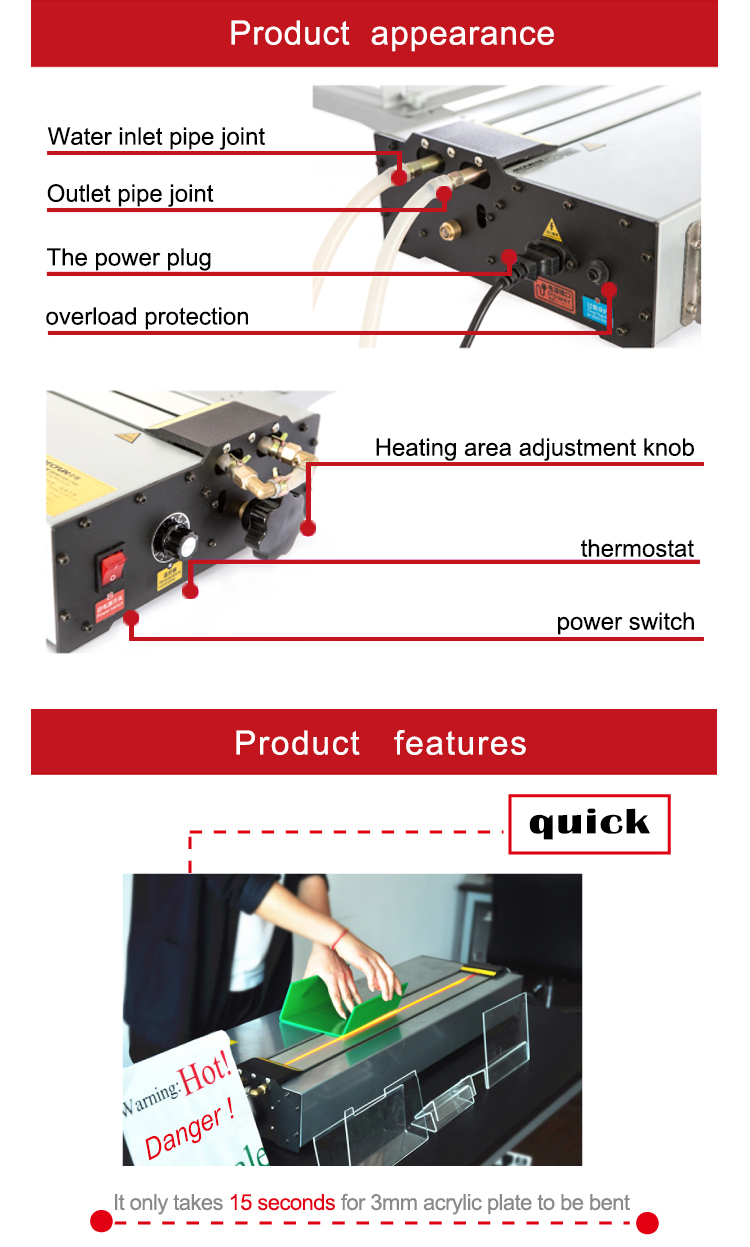 China 27″ 110v Acrylic Bending machine Acrylic Bender tool PVC hot ...